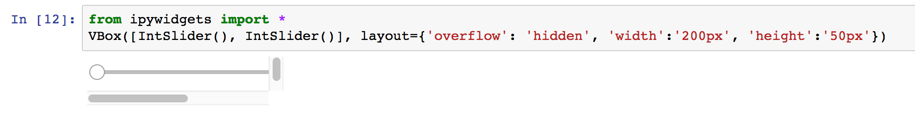 Setting The Layout Overflow Alone Does Not Work · Issue 1842 · Jupyter 9284