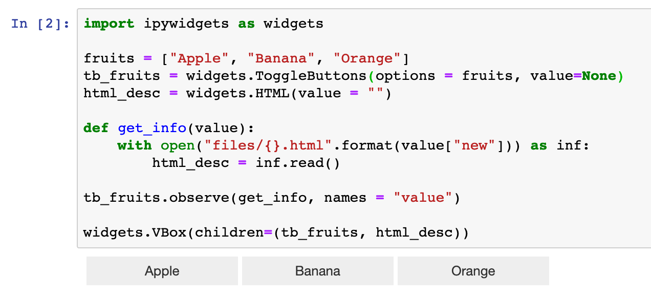 Togglebuttons Without A Default Value · Issue 2396 · Jupyter Widgets Ipywidgets · Github