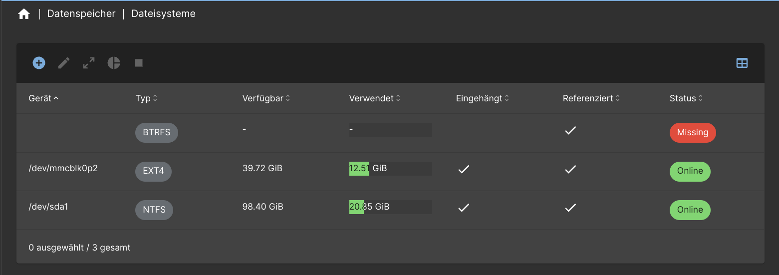 BTRFS filesystem is missing · Issue #1408 · openmediavault/openmediavault · GitHub