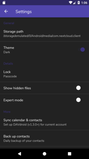 dark theme · Issue #2188 · nextcloud/android · GitHub