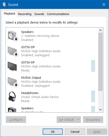 Application stuck on an audio that has been disabled/disconnected ...