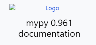 Mypy logo isn't displayed in the docs · Issue #13022 · python/mypy · GitHub