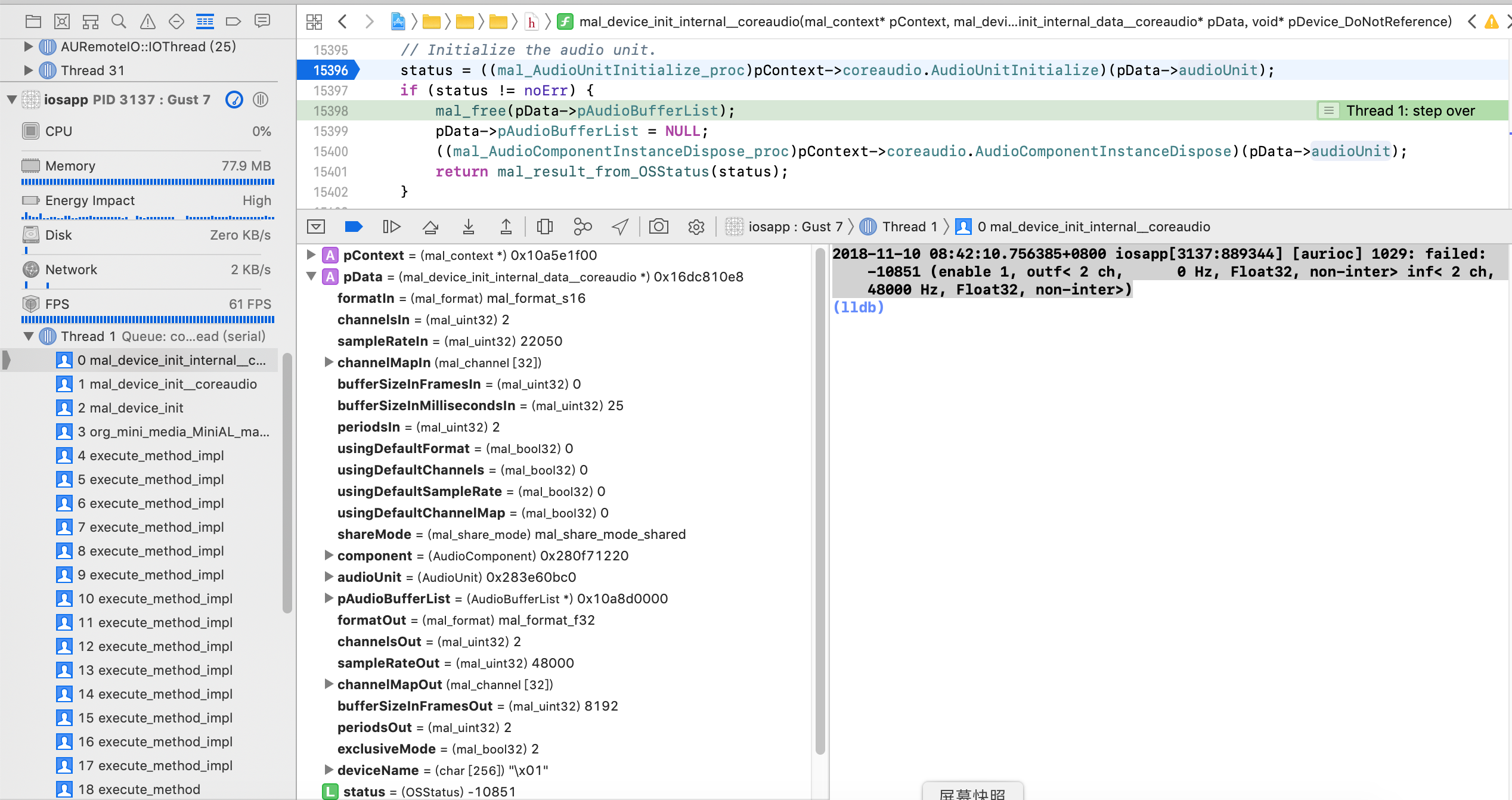 build fail in xcode10.1 for ios platform · Issue #36 · mackron/miniaudio · GitHub