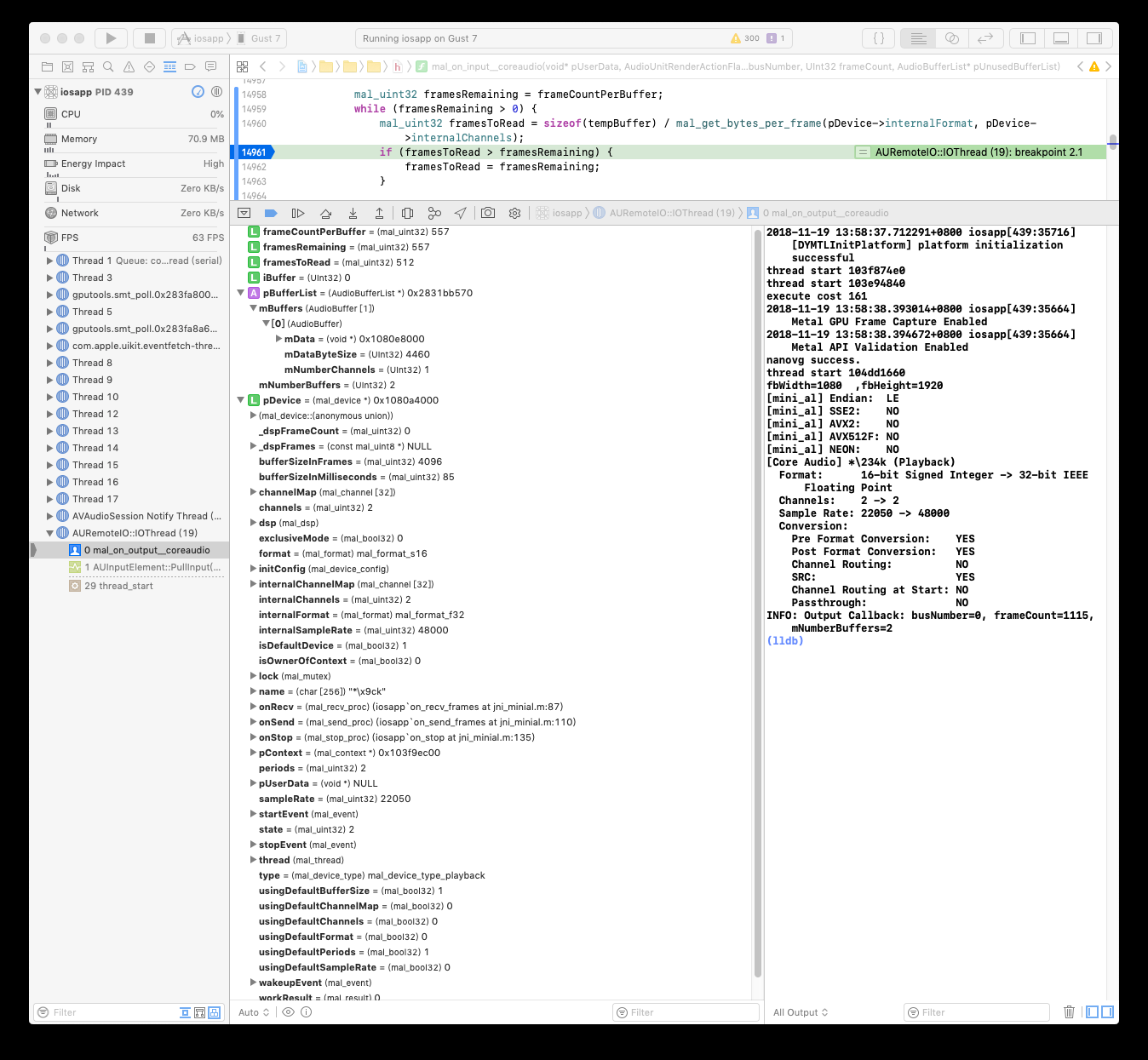 build fail in xcode10.1 for ios platform · Issue #36 · mackron/miniaudio · GitHub