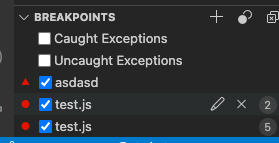 Add X button to remove a breakpoint · Issue #85708 · microsoft/vscode · GitHub
