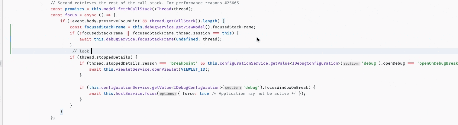 Inlay hints make everything jumpy and nervous · Issue #130580 · microsoft/vscode · GitHub