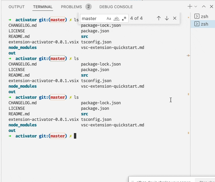 Terminal find widget count always says 1/n or n/n · Issue #148136 · microsoft/vscode · GitHub