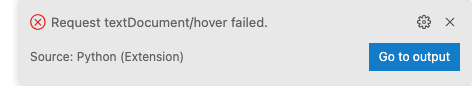 Web: request textDocument/hover failed · Issue #19231 · microsoft/vscode-python · GitHub