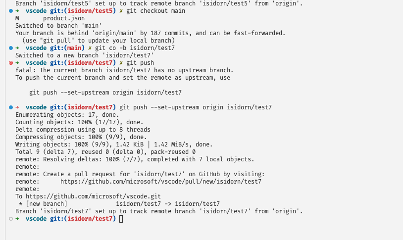 git create PR does not do anything · Issue #161911 · microsoft/vscode · GitHub