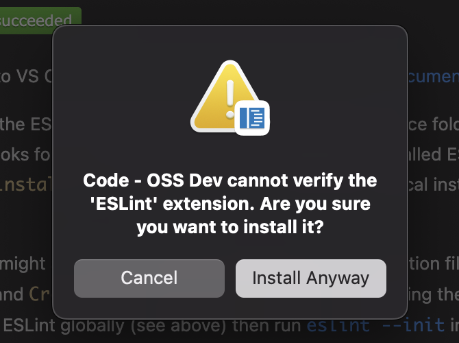 Guide users when signature verification fails due to unmet dependencies · Issue #173172 ...