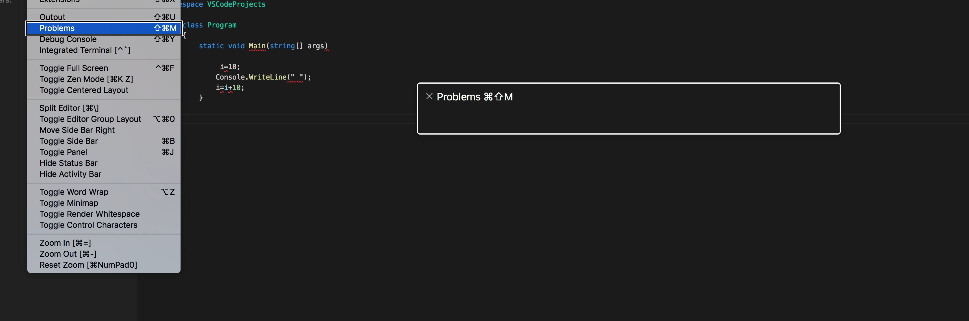 [Accessibility]A11y_VSCode_ViewProblems_ScreenReader: VoiceOver does not read the shortcut ...
