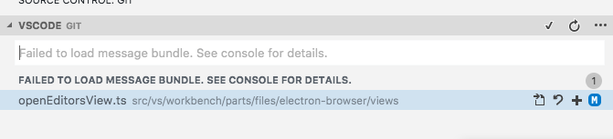 Failed To Load Message Bundle See Console For More Details · Issue 56882 · Microsoftvscode 