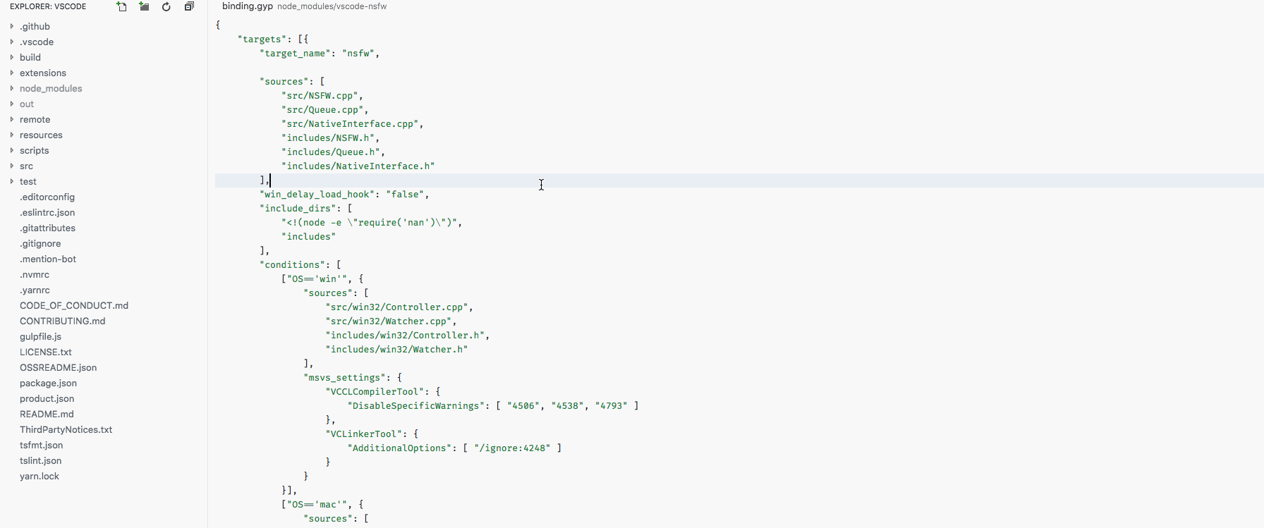 Explorer: does not reveal file in node_modules · Issue #62136 ...