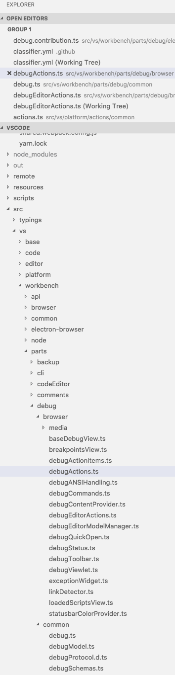 Remove Explorer Header · Issue 62596 · Microsoftvscode · Github