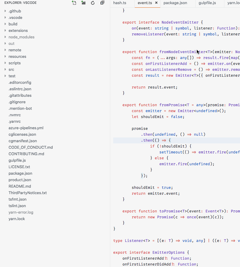 Reveal In Side Bar does not work · Issue #72353 · microsoft/vscode · GitHub