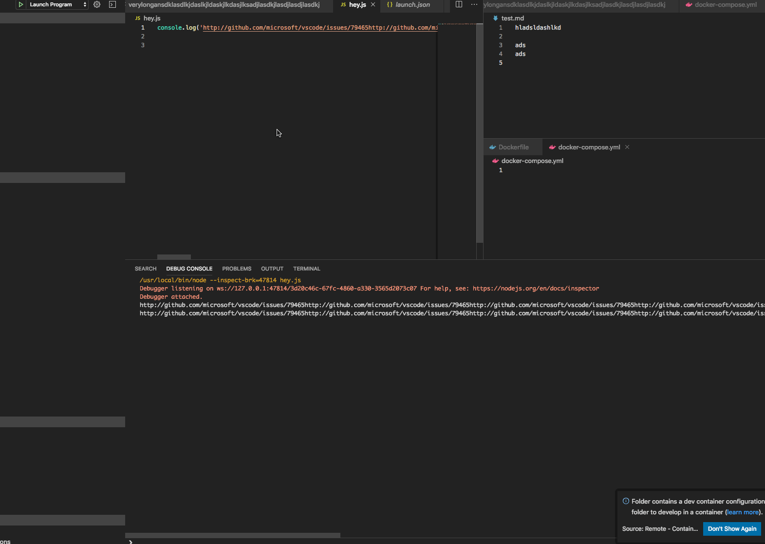 VS Code ignores debug.console.wordWrap · Issue #79878 · microsoft/vscode · GitHub