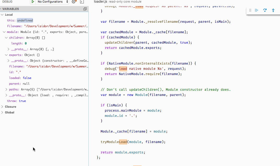 Filter debug variables · Issue #13201 · microsoft/vscode · GitHub