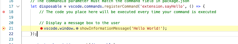 First Inline Breakpoint On Line Too Much Width · Issue 81898 · Microsoftvscode · Github