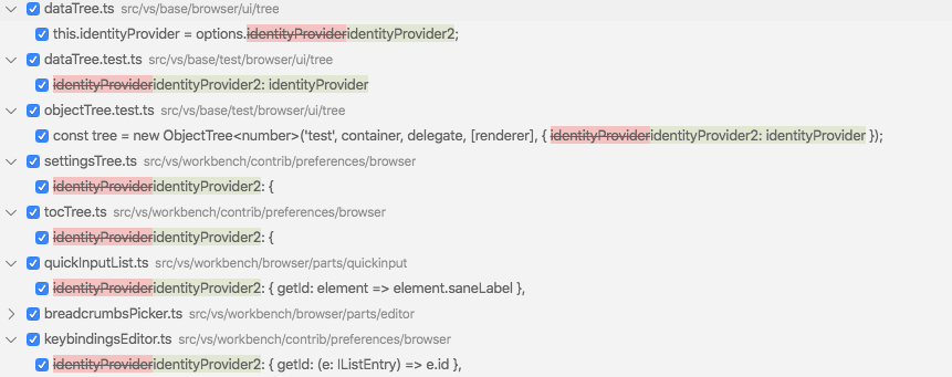 Refactor preview: compress single child nodes · Issue #88559 · microsoft/vscode · GitHub