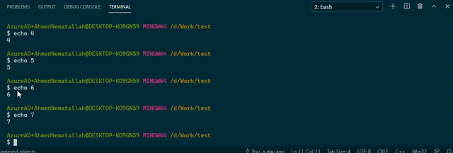 Terminal selection does not appear after scrolling once · Issue #105979 ...