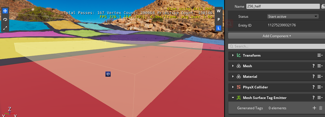 Bug Report: Dynamic Vegetation doesn't work when import an terrain fbx with Mesh Surface Tag ...