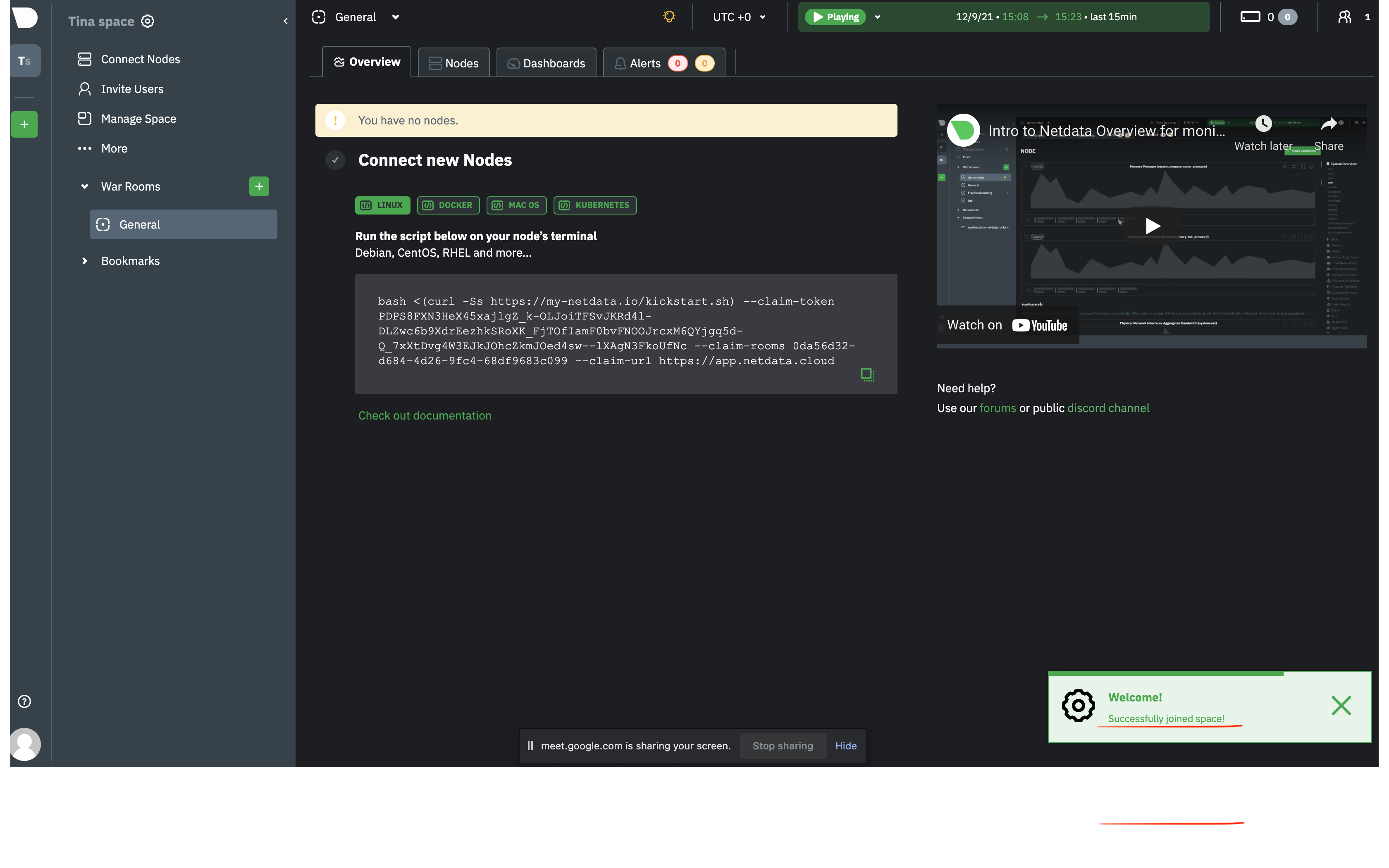 [BUG] No error notification displayed in the UI when join space fails · Issue #213 · netdata ...