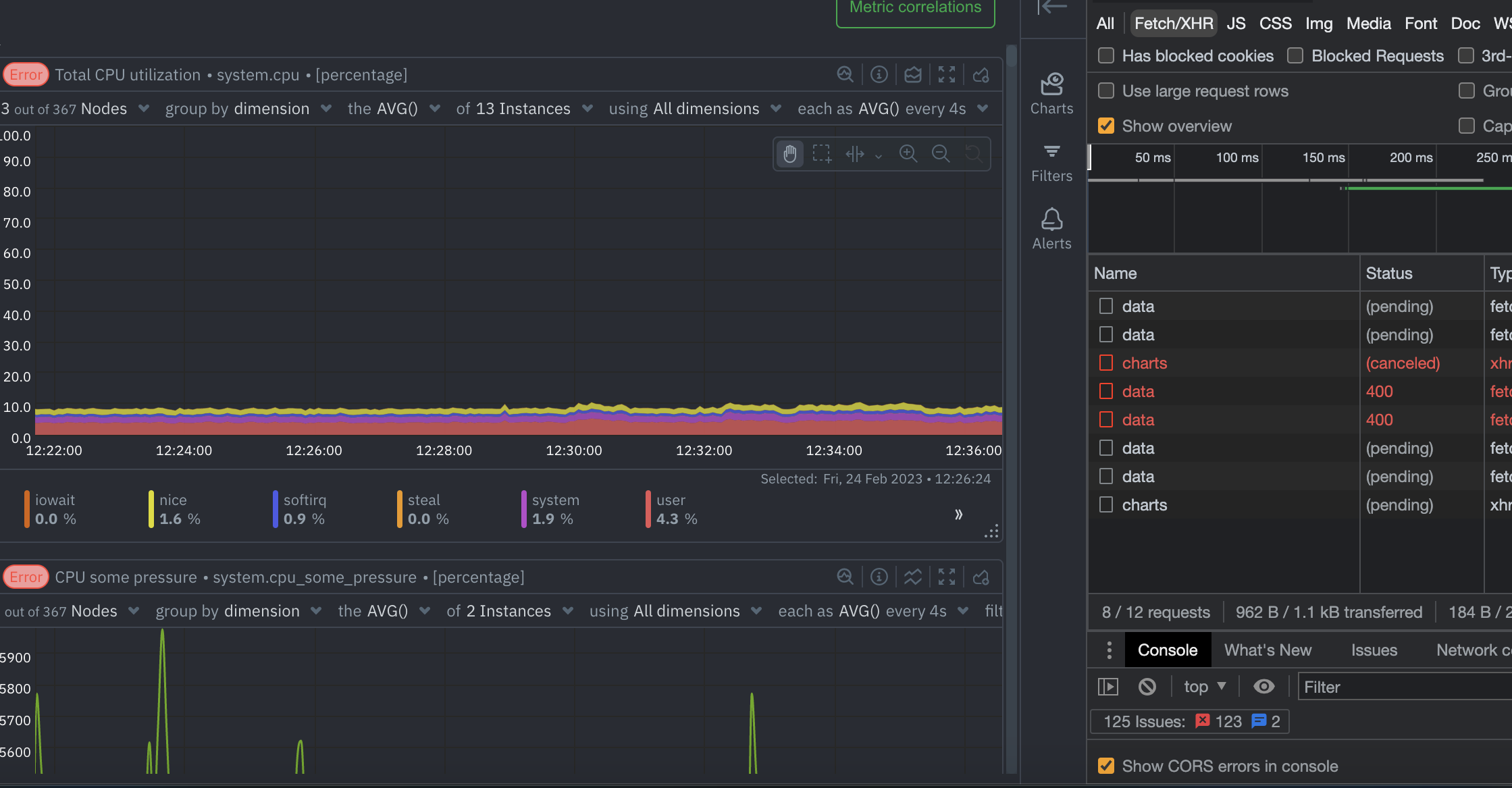 Bug Double Click To Resume Playing In Chart Causes Chart To Get Error · Issue 739 · Netdata