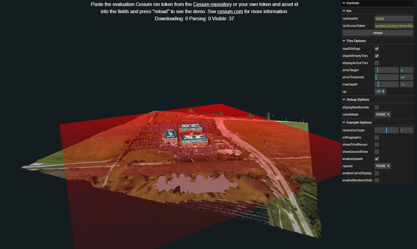 Model below ground · Issue #312 · NASA-AMMOS/3DTilesRendererJS · GitHub