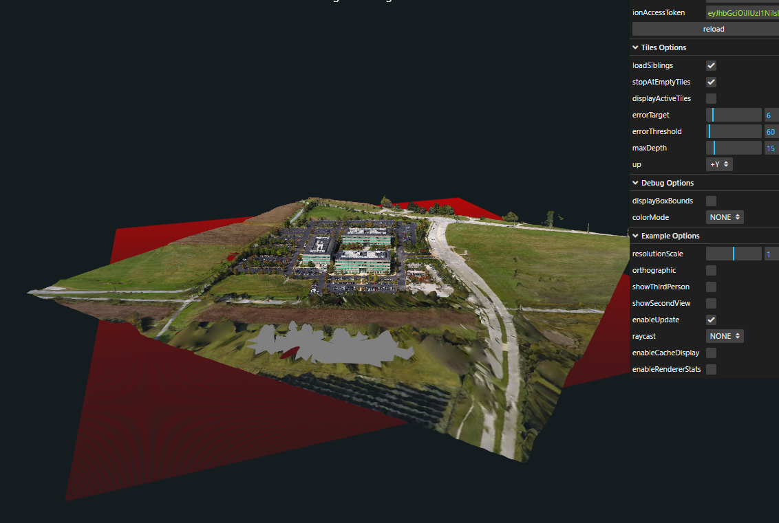 Model below ground · Issue #312 · NASA-AMMOS/3DTilesRendererJS · GitHub