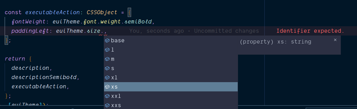 Improve Autocomplete Suggestions For Eui Tokens · Issue 5657 · Elastic
