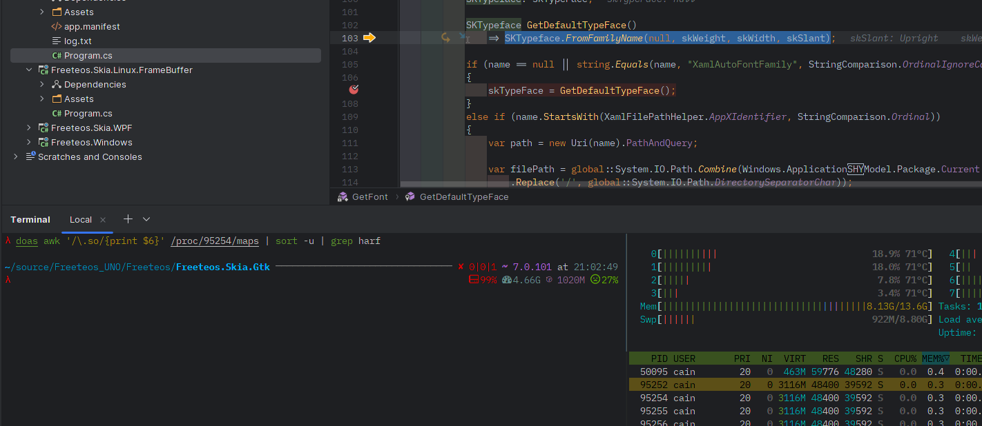 [Various Linuxes] [Skia.GTK] Text causes app crash due to incorrect HarfBuzz loading · Issue ...