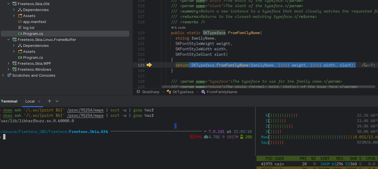 [Various Linuxes] [Skia.GTK] Text causes app crash due to incorrect HarfBuzz loading · Issue ...