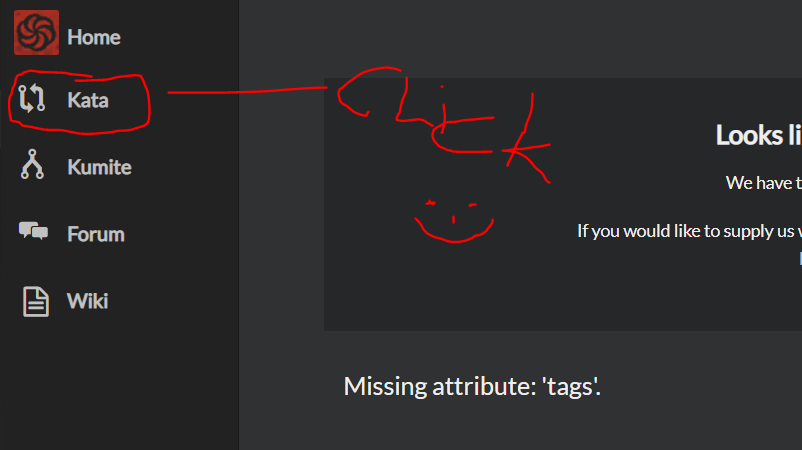 500 on Kata-Filter page · Issue #1770 · codewars/codewars.com · GitHub