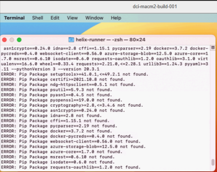 Issue Prevents Deployment Of New M2 Mac Hardware Into Helix · Issue 13166 · Dotnetarcade · Github