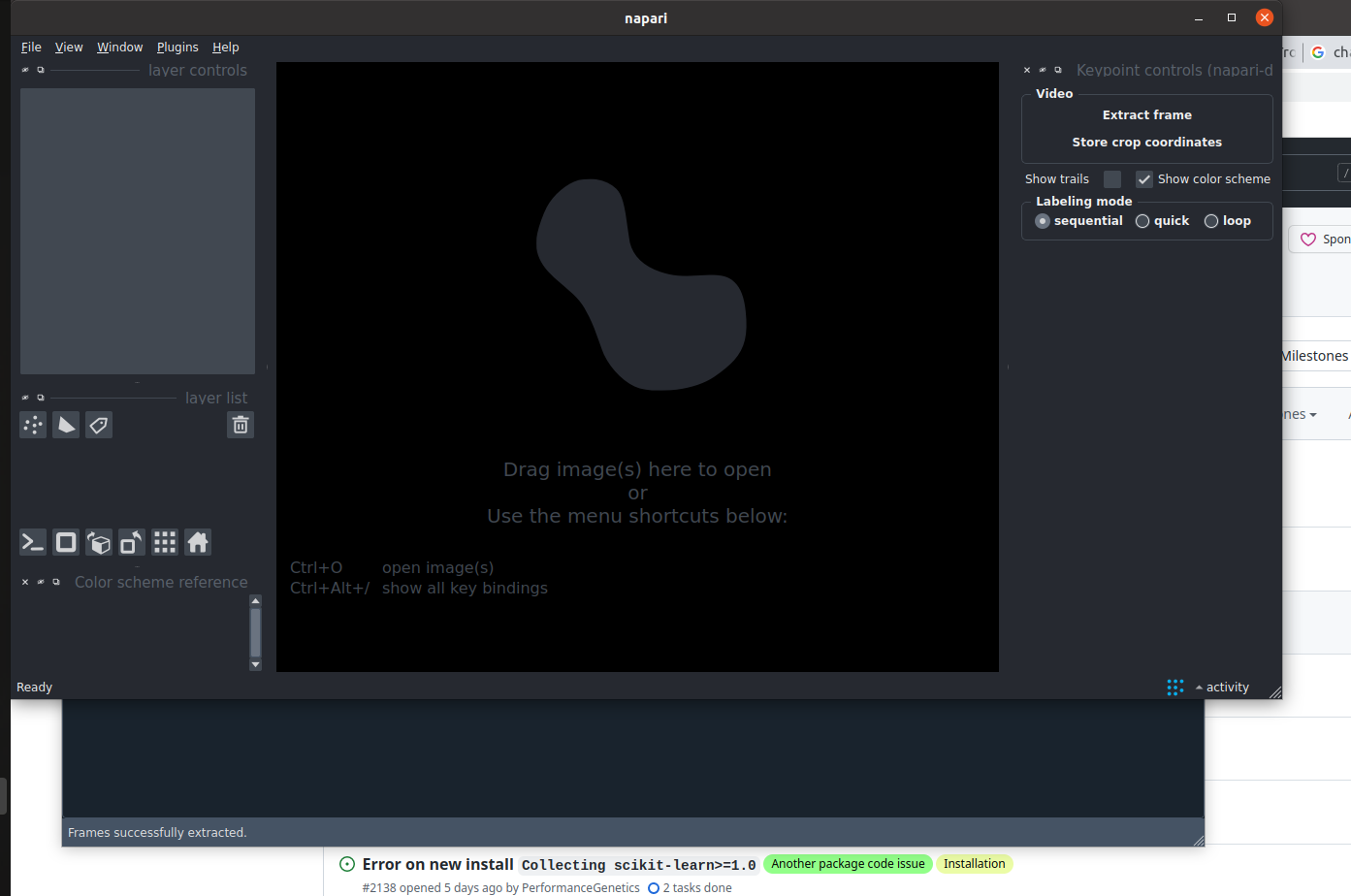 DeepLabCu: "Drag image(s) here to open" window box not showing any images after dragging · Issue ...