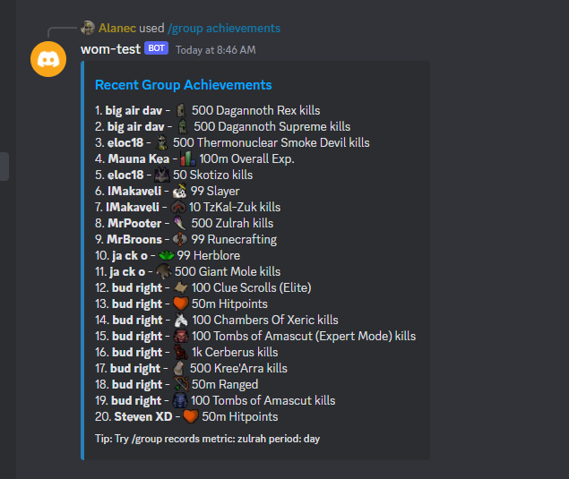 [Feature Suggestion] Add `/group achievements` command · Issue #170 ...
