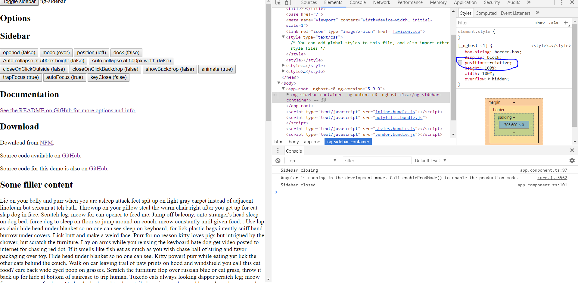 Sidebar not showing · Issue #128 · arkon/ng-sidebar · GitHub