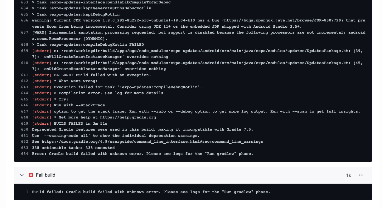 Upgrading to SDK44 breaks EAS build · Issue #15628 · expo/expo · GitHub