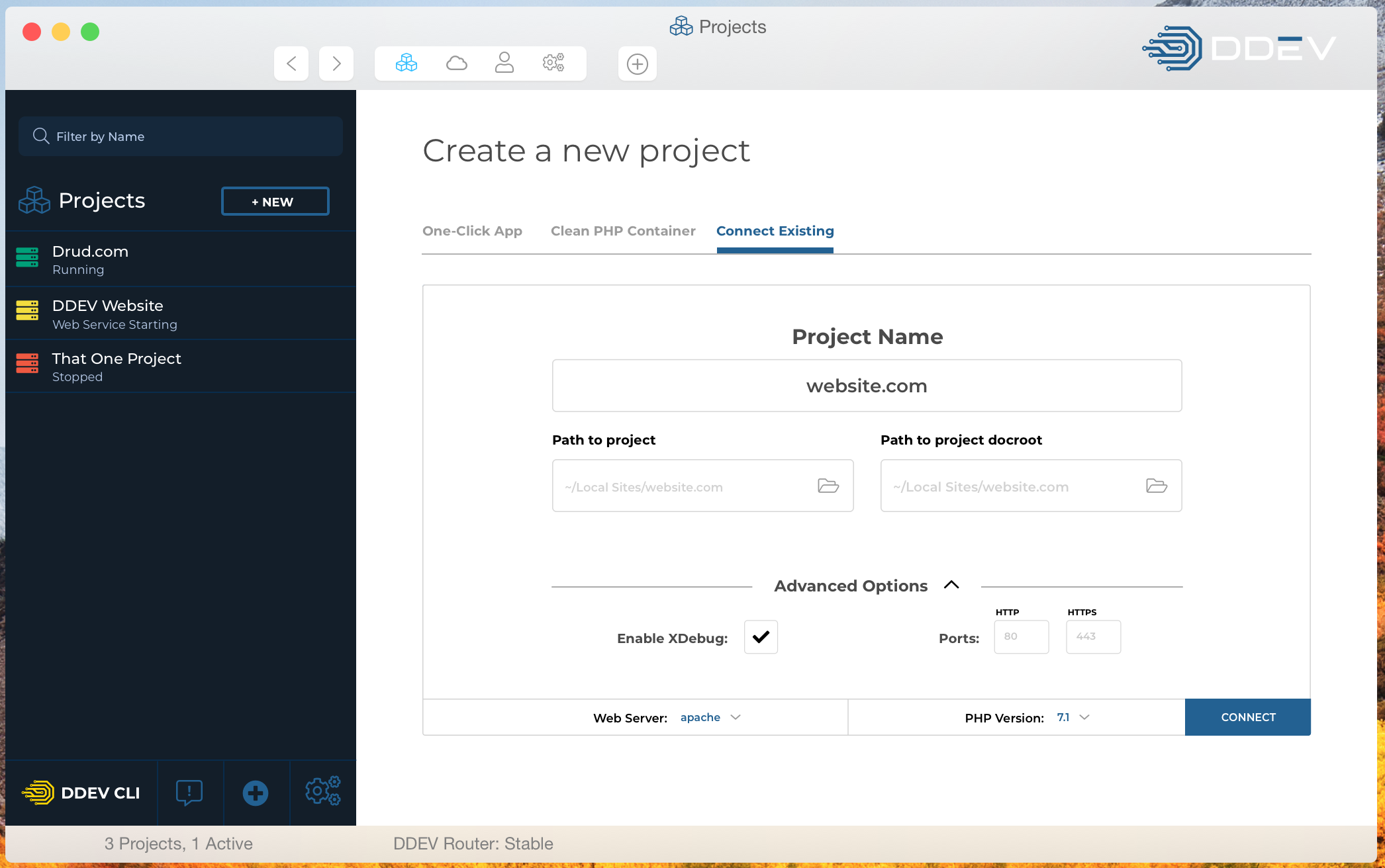 Default New Project install path and/or project name fails · Issue #137 · ddev/ddev-ui · GitHub