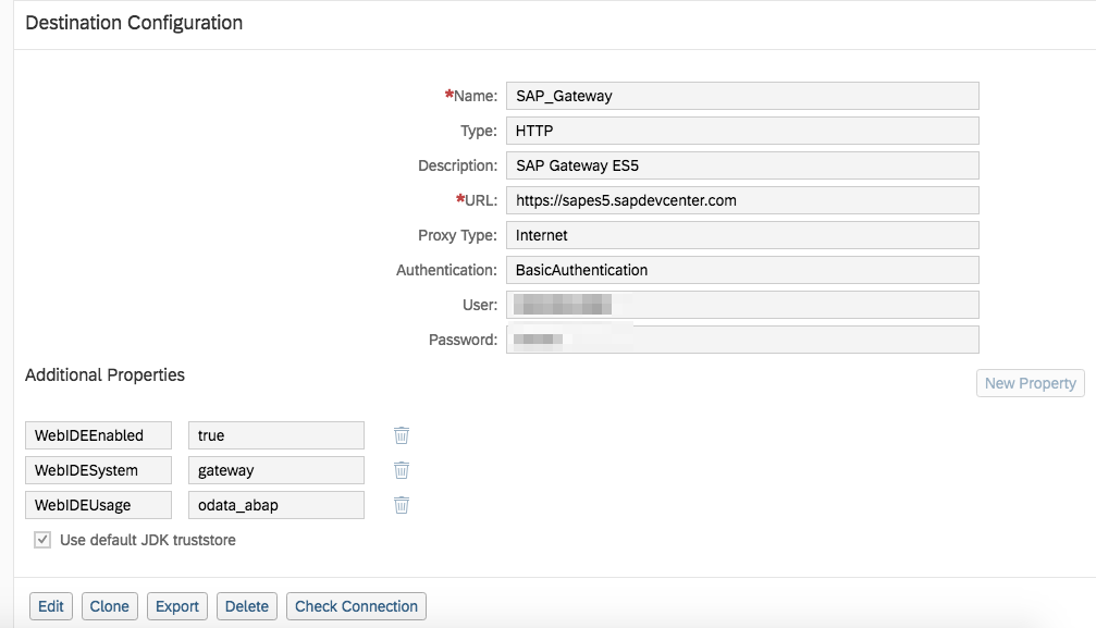 Create an SAP Cloud Platform destination pointing to an SAP Gateway · Issue #2340 · sap ...