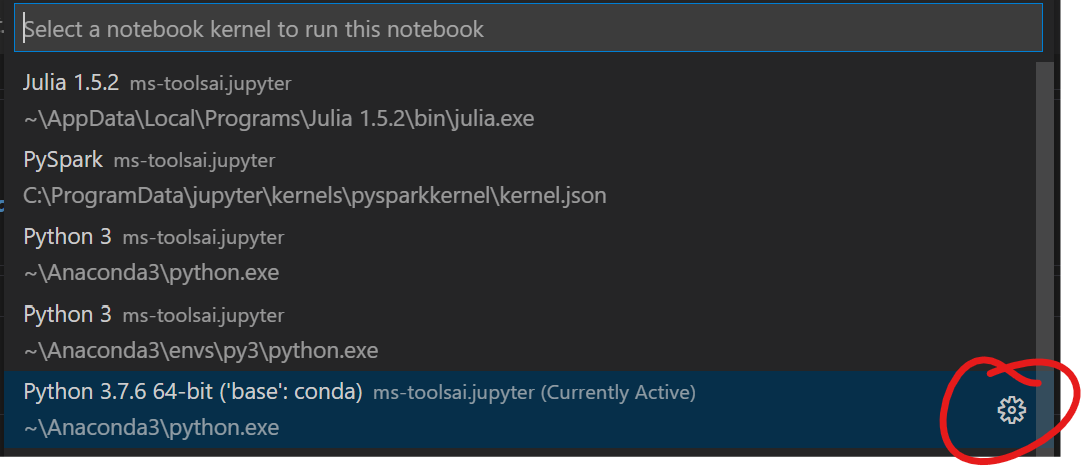 Native Notebooks - Default kernel not honored · Issue #114663 · microsoft/vscode · GitHub