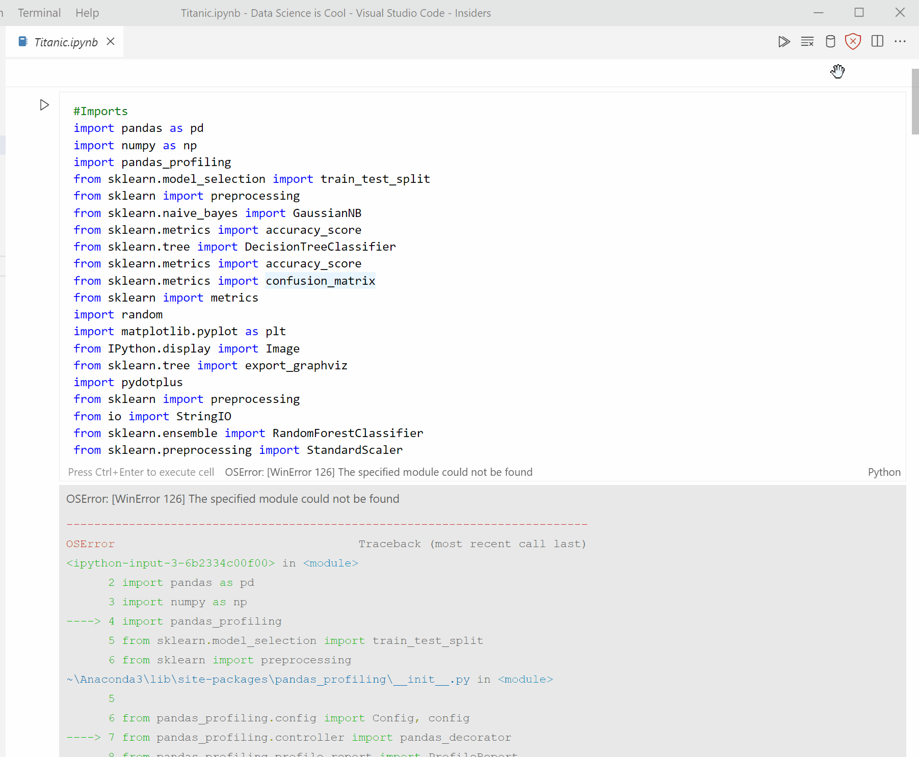 Native Notebooks - Trusted Icon · Issue #5546 · microsoft/vscode ...