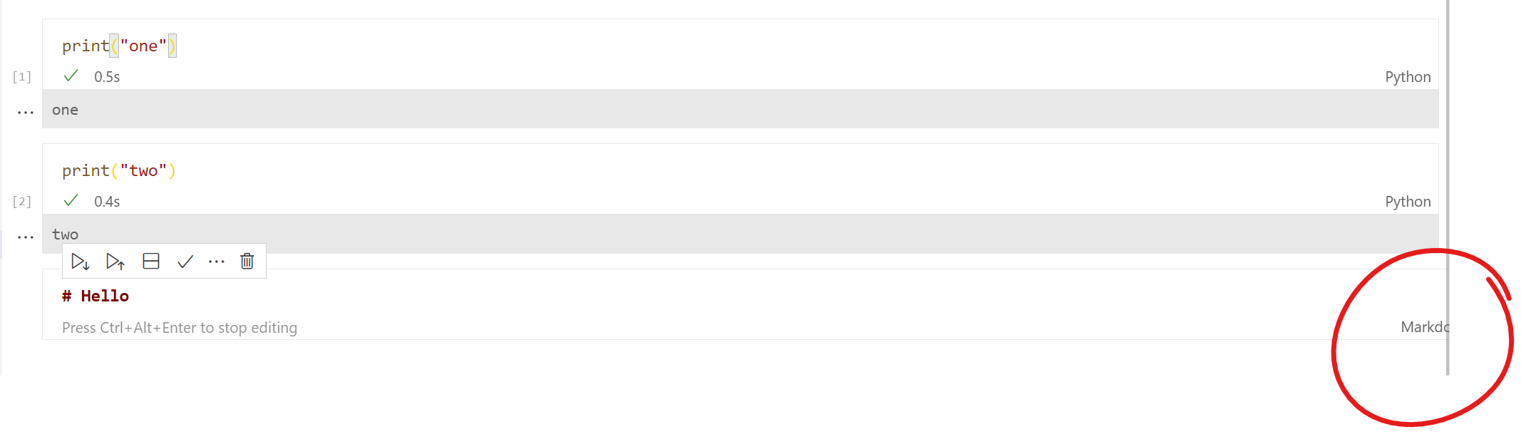 Native Notebooks - Markdown language picker shifted · Issue #124405 · microsoft/vscode · GitHub
