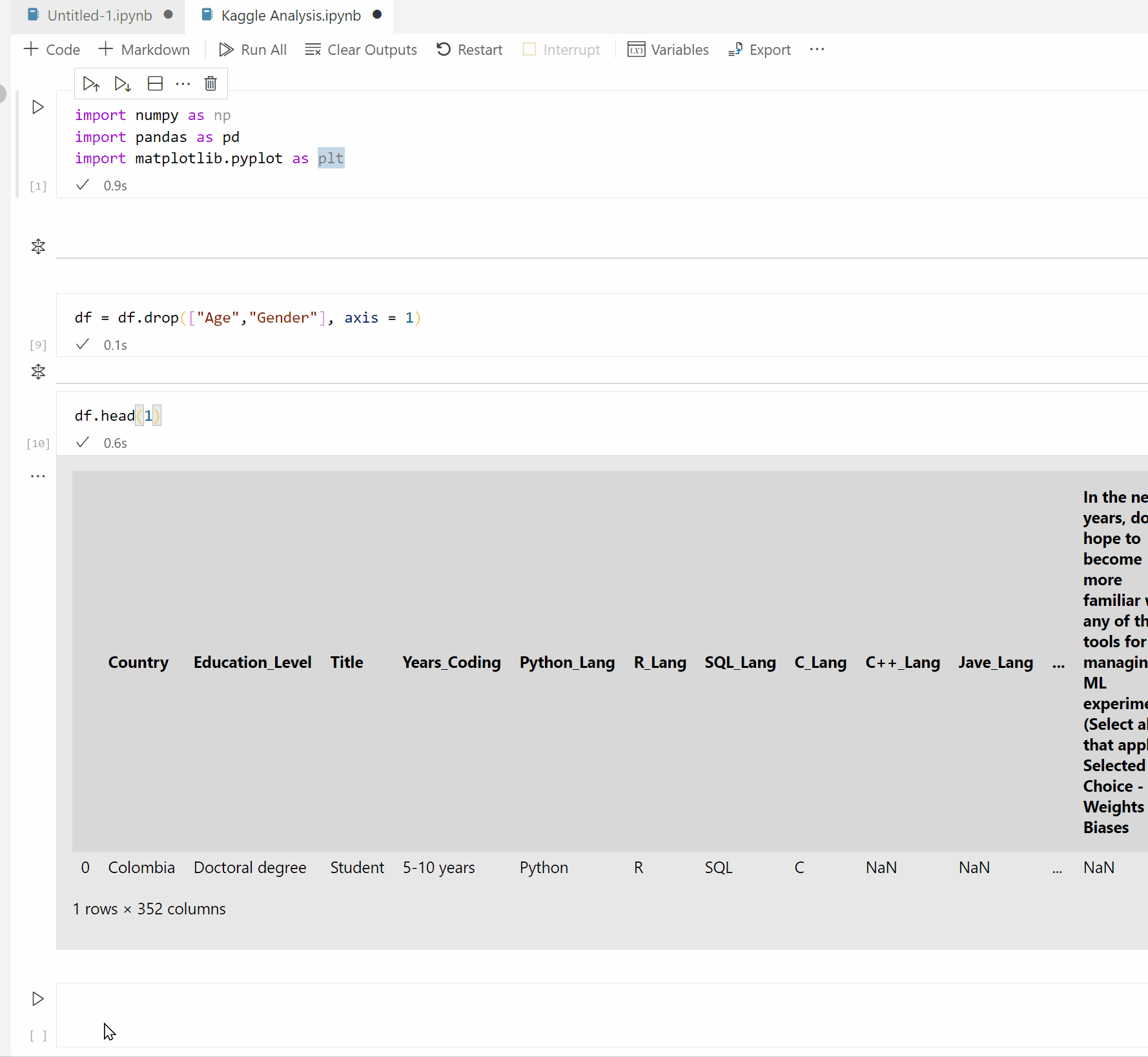 Native Notebooks - Drag and drop indicator in wrong spot when output of cell is collapsed ...