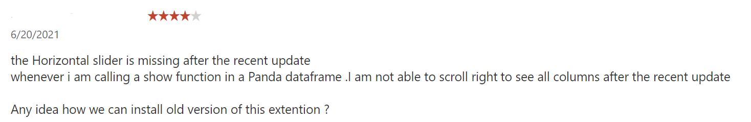 No Support For Horizontal Scrolling In A Notebook Output Cell · Issue 123816 · Microsoftvscode