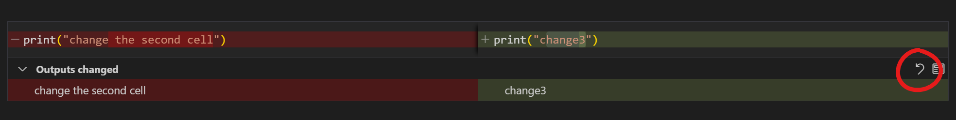 Notebooks Cant Revert Input In Diff View · Issue 134078 · Microsoftvscode · Github