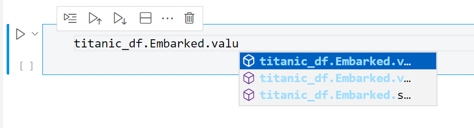 Notebooks - Intellisense not helpful if using . to select pandas df column · Issue #8080 ...