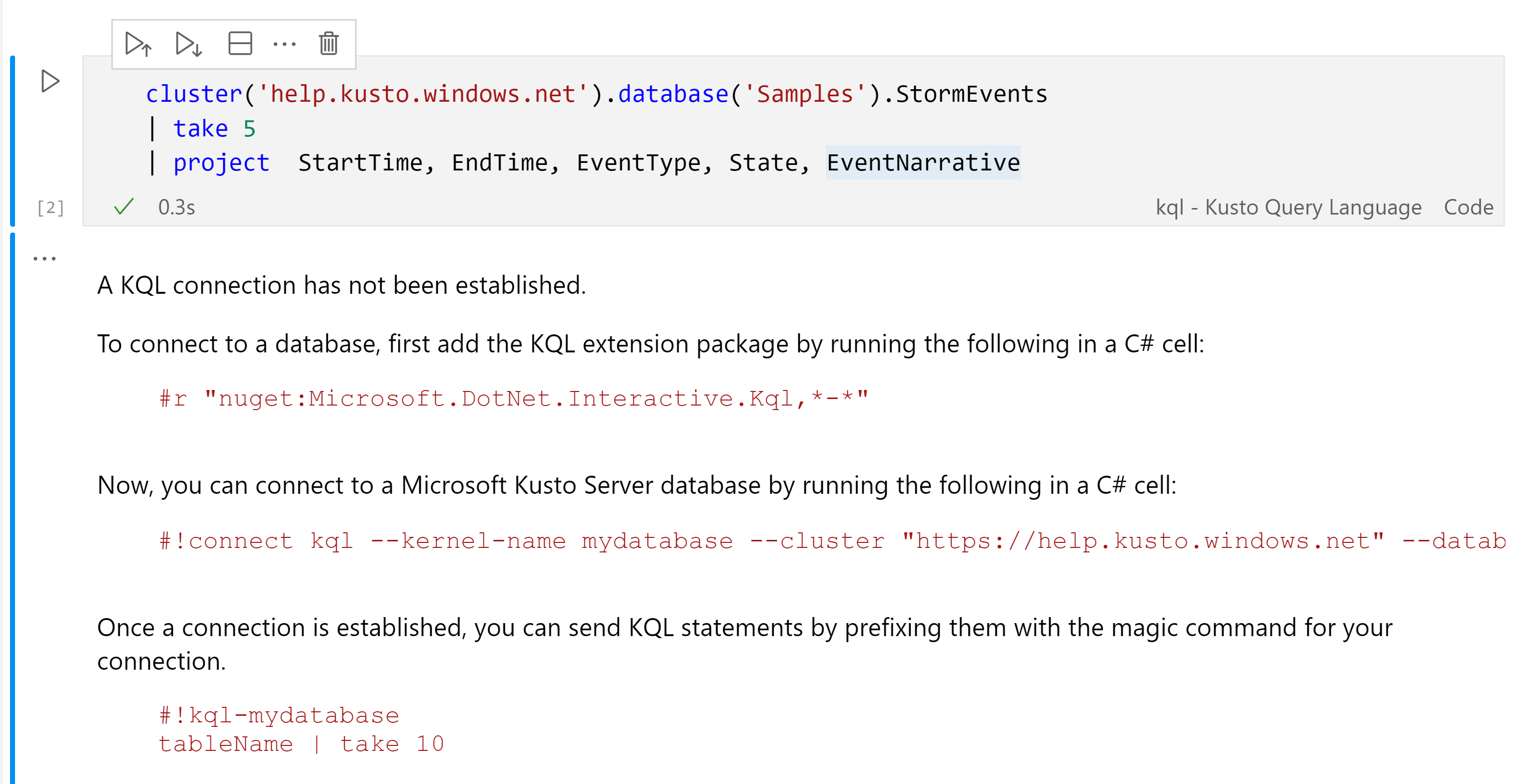 Improvements to OOTB use of KQL/SQL discovery kernels · Issue #2522 · dotnet/interactive · GitHub
