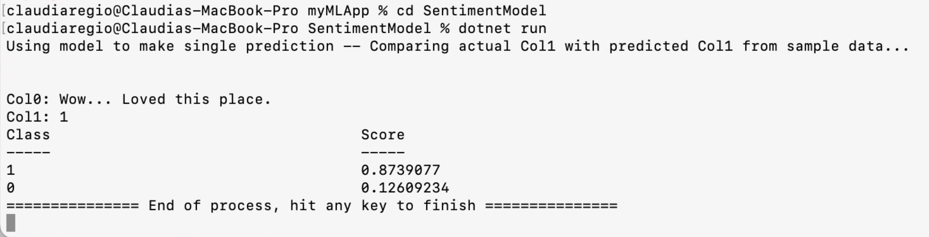 Mlnet Cli Results Illegible Due To Color · Issue 2714 · Dotnetmachinelearning Modelbuilder 