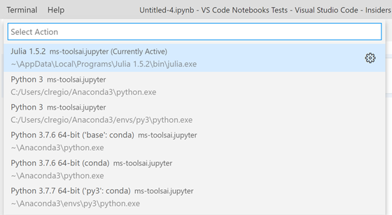 Native Notebooks - Duplicate Kernel Options · Issue #399 · microsoft/vscode-jupyter · GitHub